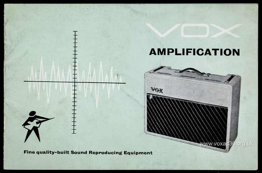 The Vox AC30 brochure, Spring 1961