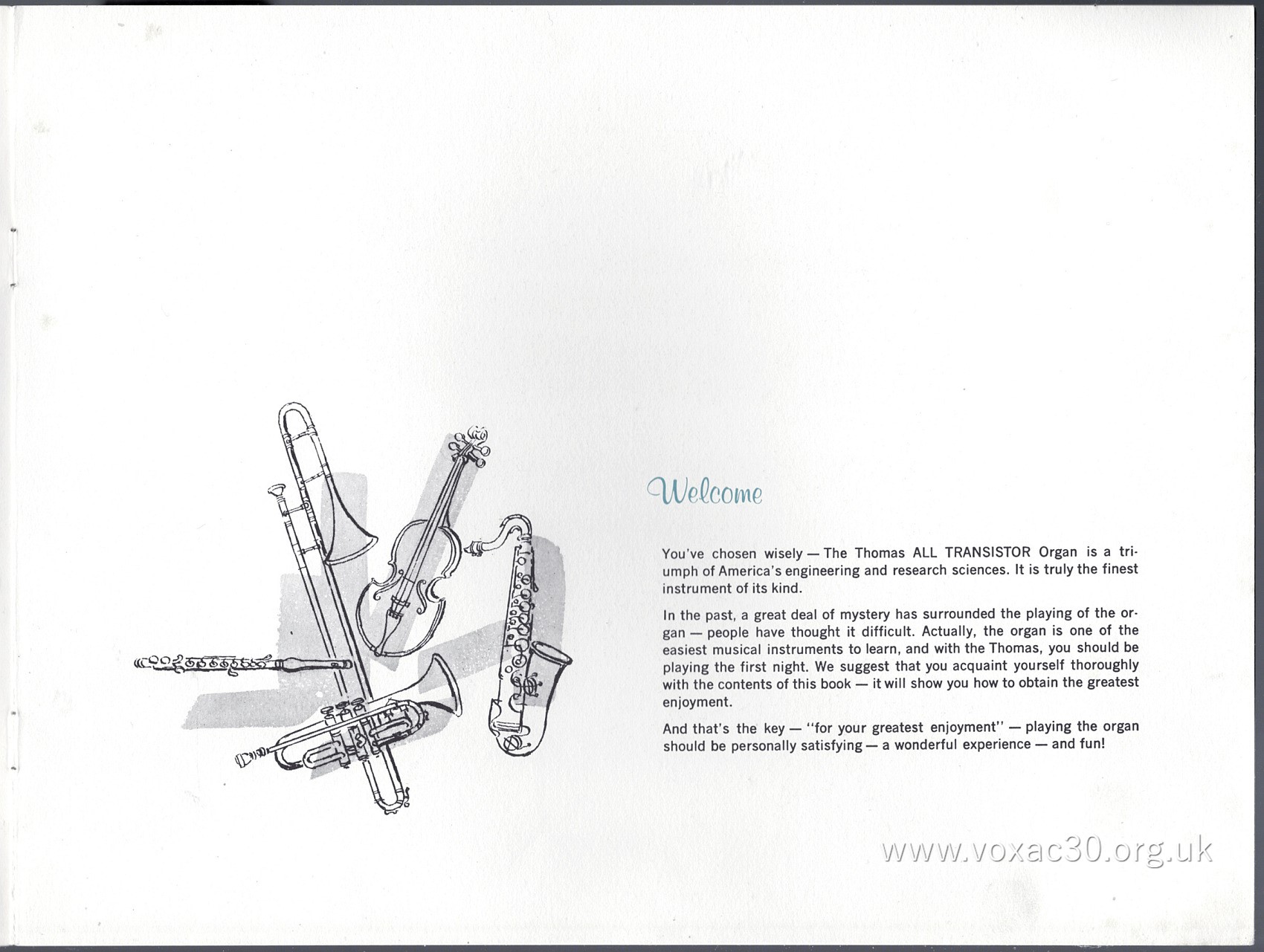 Jennings Organs - Thomas Organ brochures, 1963-1967